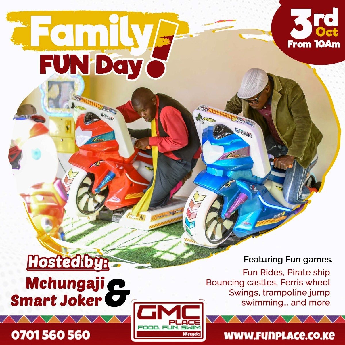 3rd October 2021 – Family Fun Day – GMC Place