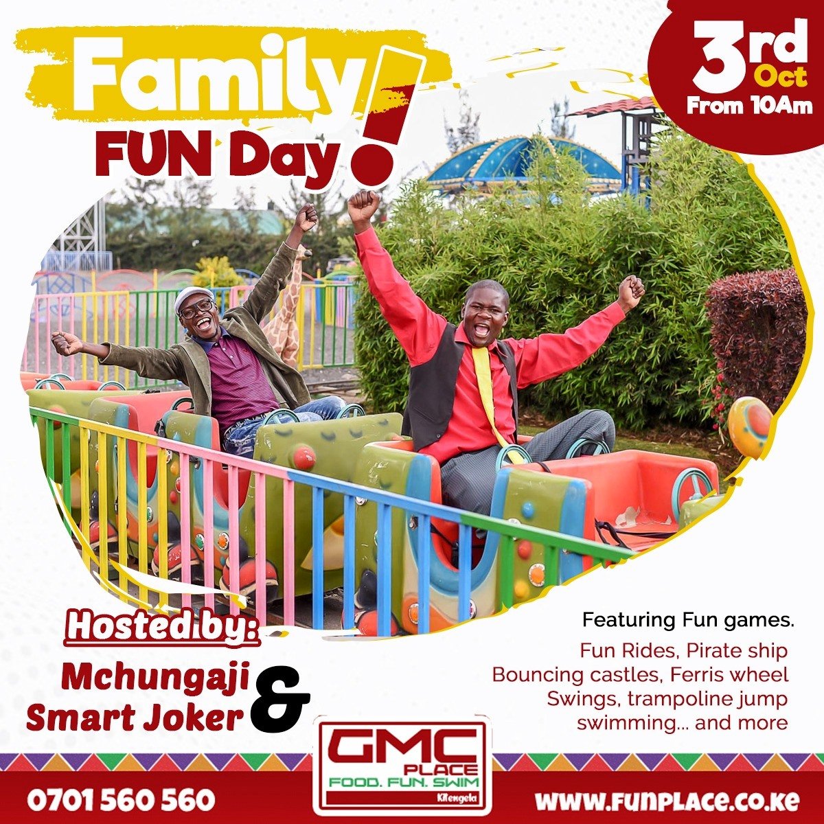 3rd October 2021 – Family Fun Day – GMC Place